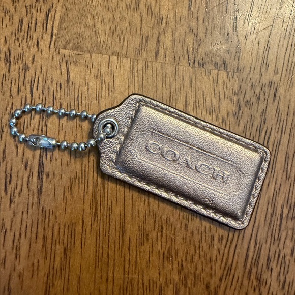 Coach | Bags | Coach Metallic Goldish Colored Hang Tag | Poshmark